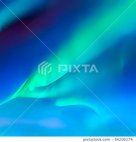 Mysterious northern polar lights phenomenon... - Stock Illustration ...