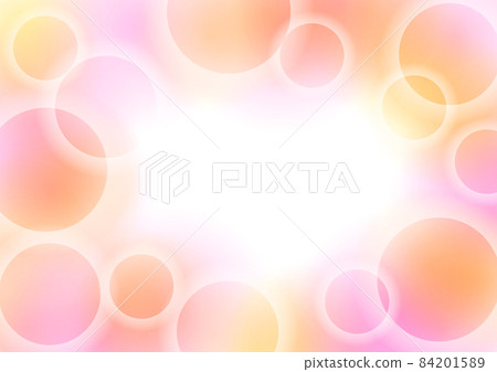 Bubbles and fluffy background / warm colors - Stock Illustration ...