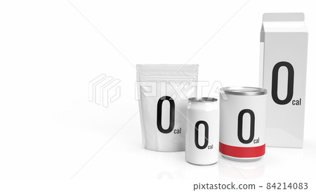 The food product 0 kcal on white background ... - Stock Illustration ...