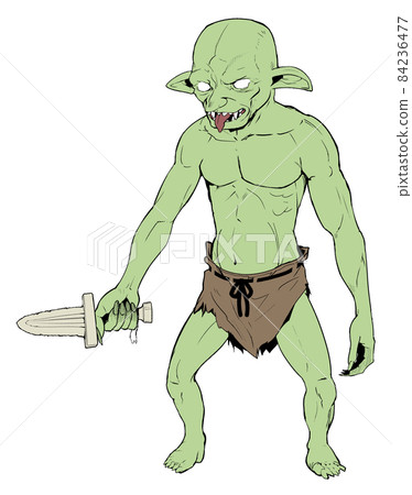 Goblins with daggers - Stock Illustration [84236477] - PIXTA