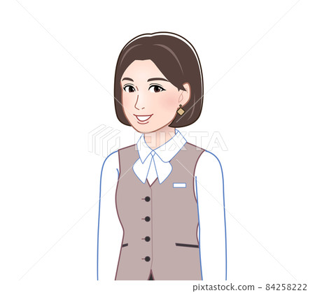 Reception woman - Stock Illustration [84258222] - PIXTA