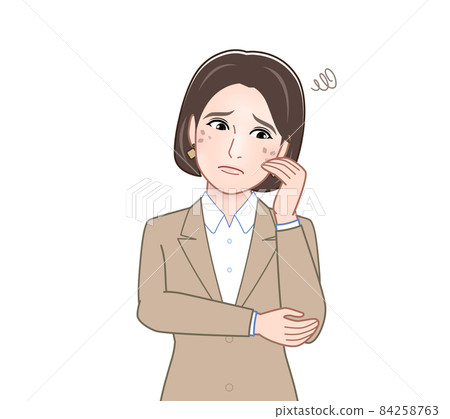 Beige suit women - Stock Illustration [84258763] - PIXTA