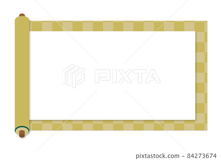 Scroll_Beige checkered pattern_Postcard ratio - Stock Illustration ...
