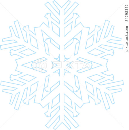 Crystal of snow - Stock Illustration [84298352] - PIXTA