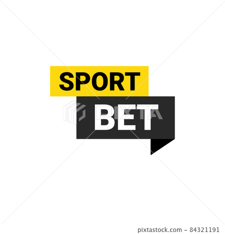 Sport bet logo icon. Live bet app football... - Stock Illustration ...
