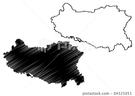 Handan City (People's Republic of China, Hebei... - Stock Illustration ...