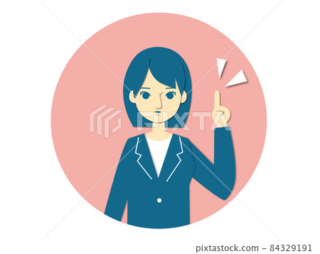 This is the point and the female illustration pink - Stock Illustration ...