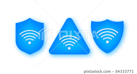 Private network icon. Security wifi internet... - Stock Illustration ...