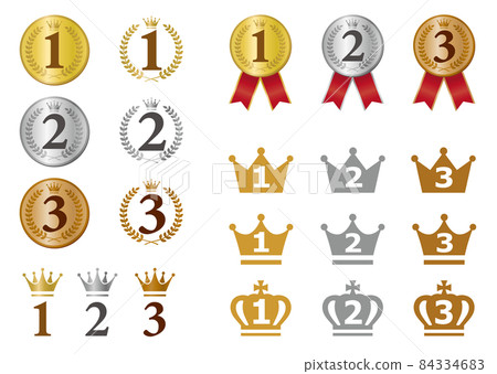 Ranking icon illustration set - Stock Illustration [84334683] - PIXTA