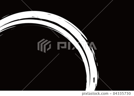 Japanese style circle background illustration... - Stock Illustration ...