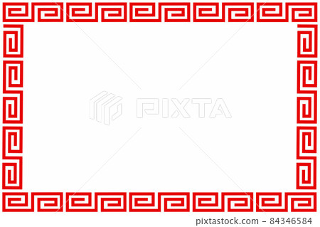 Ramen pattern frame - Stock Illustration [84346584] - PIXTA