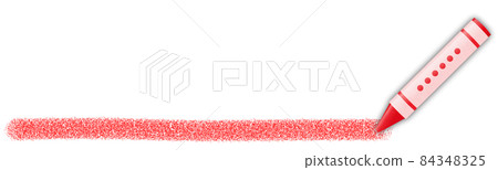 Character emphasis line written in red crayon - Stock Illustration ...