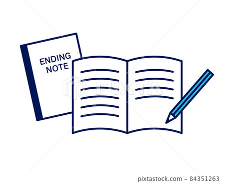 Illustration of ending note - Stock Illustration [84351263] - PIXTA