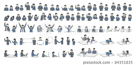 Business person bust up set - Stock Illustration [84351835] - PIXTA