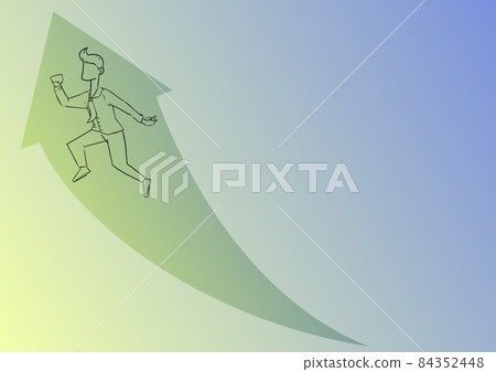 Illustration Of Happy Businessman Excited... - Stock Illustration ...