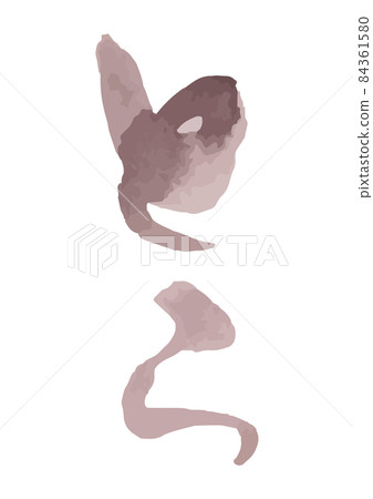 Tora brush character 2 - Stock Illustration [84361580] - PIXTA
