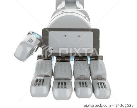 Cyborg hand open or extend-插圖素材 [84362523] - PIXTA圖庫
