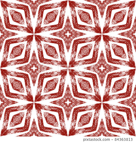 Geometric seamless pattern. Wine red... - Stock Illustration [84363813 ...