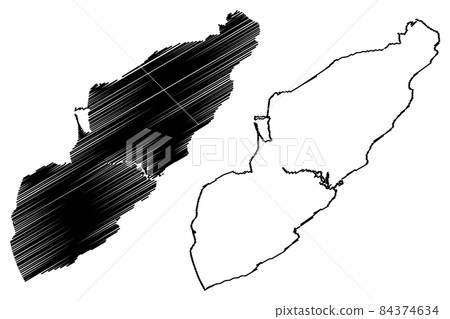 Visakhapatnam City (Republic of India, Andhra... - Stock Illustration ...