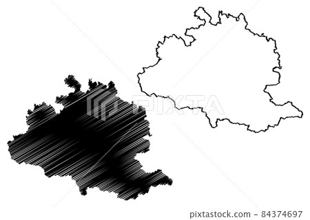 Ariege Department (France, French Republic,... - Stock Illustration ...