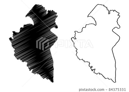 Remich canton (Grand Duchy of Luxembourg,... - Stock Illustration ...