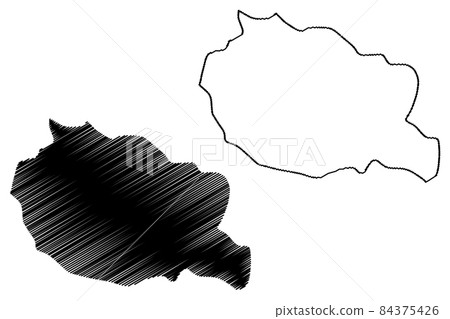 Mojkovac Municipality (Montenegro,... - Stock Illustration [84375426 ...