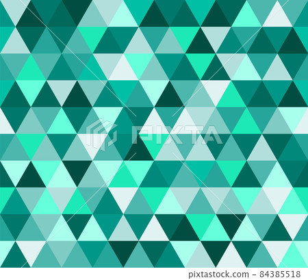 Teal triangular seamless pattern. Geometric... - Stock Illustration ...