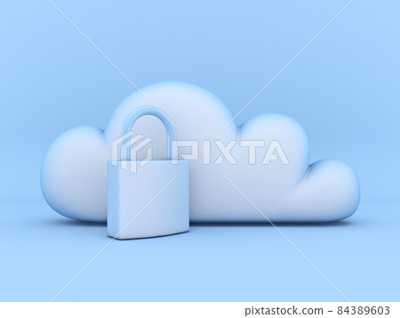 Cloud concept of saved passwords 3D - Stock Illustration [84389603] - PIXTA