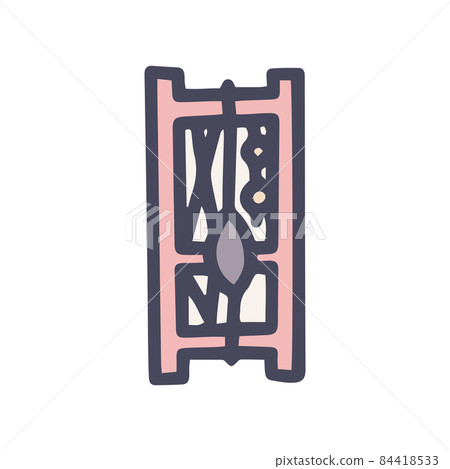 fishing float rigs color vector doodle simple... - Stock Illustration ...
