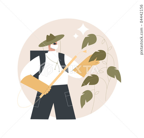 Weed control abstract concept vector illustration. - Stock Illustration ...