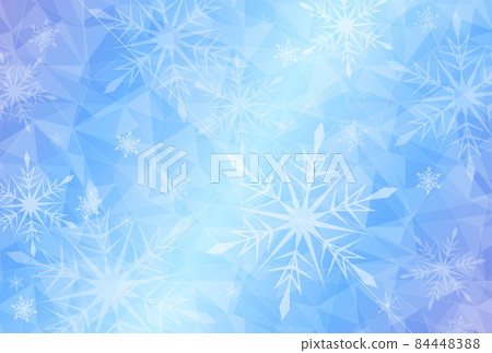 Snow gradient background (horizontal) - Stock Illustration [84448388 ...