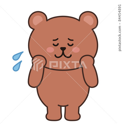Illustration of a sad bear - Stock Illustration [84454891] - PIXTA