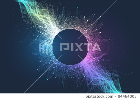 Quantum computer technology banner design... - Stock Illustration ...