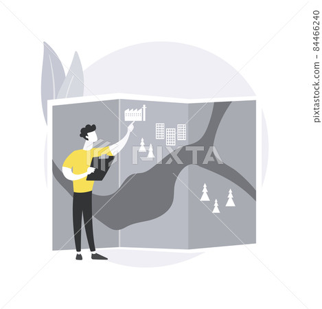 Area management abstract concept vector... - Stock Illustration ...