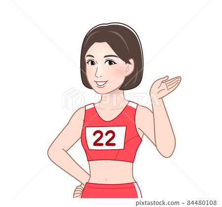 Cartoons Of Female Track Athletes
