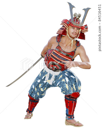 Red armor warrior - Stock Illustration [84516451] - PIXTA