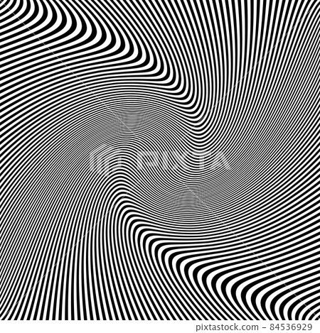 Optical illusion of striped geometric lines vector - Stock Illustration ...
