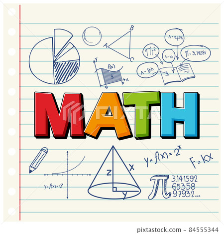 Math Doodle Drawing