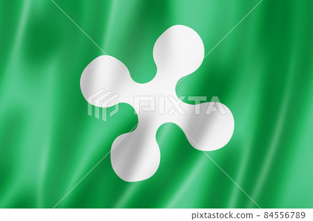 Lombardy region flag, Italy - Stock Illustration [84556789] - PIXTA