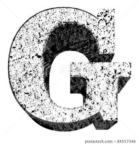 Concrete vector font.Uppercase letter. - Stock Illustration [84557346 ...