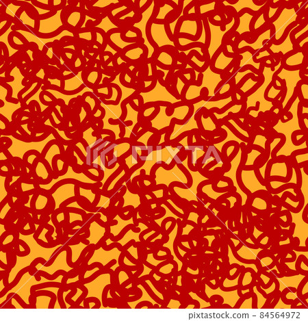 Seamless pattern abstract fuzzy doodle lines.... - Stock Illustration ...