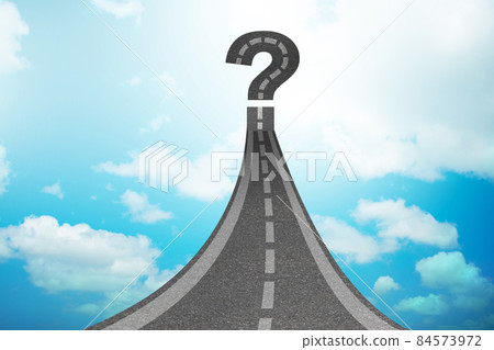 Concept of uncertainty with question - Stock Illustration [84573972 ...