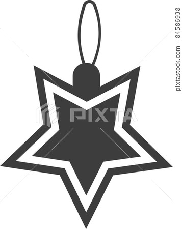 A starry toy for Christmas decoration. Vector... - Stock Illustration ...