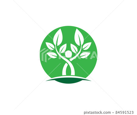 Tree leaf symbol vector icon - Stock Illustration [84591523] - PIXTA