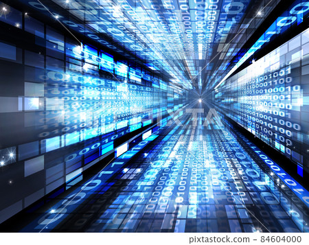 Technology cyberspace background material - Stock Illustration ...