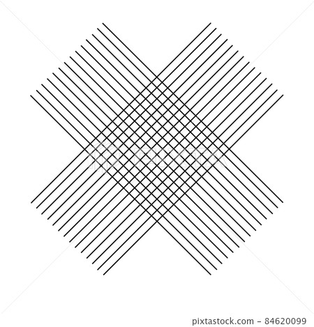 Two groups of diagonal crossed lines geometric... - Stock Illustration ...