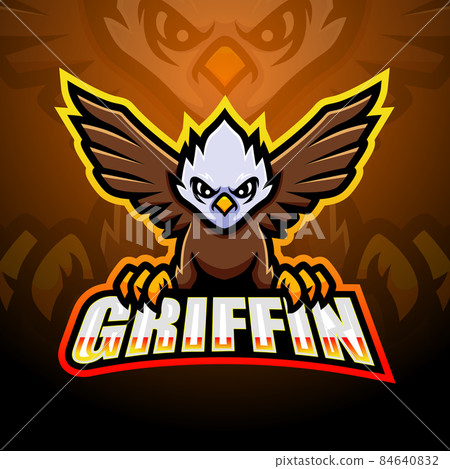 Griffin mascot esport logo design - Stock Illustration [84640832] - PIXTA