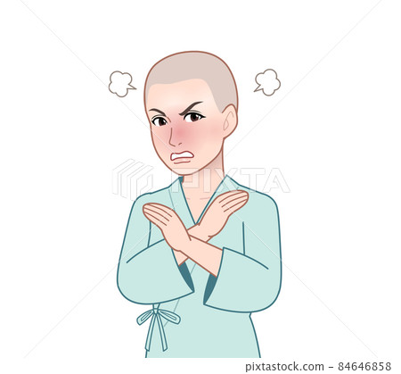 Female in the fight against illness - Stock Illustration [84646858] - PIXTA