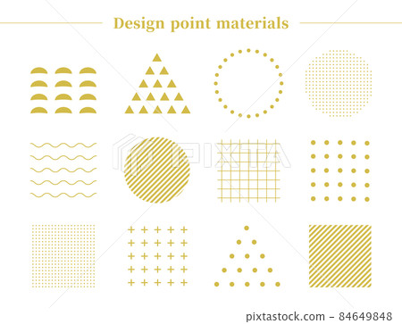 One-point illustration set of design. Circles,... - Stock Illustration ...