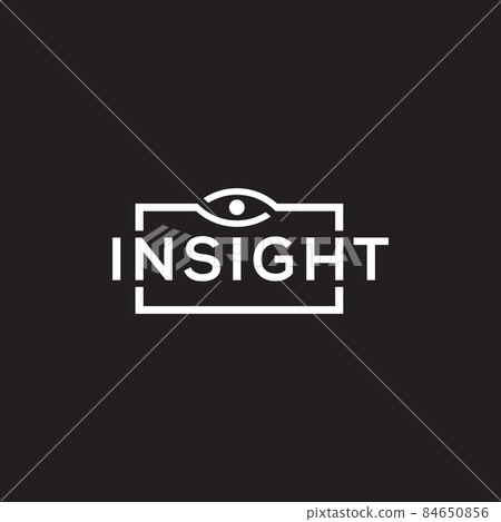 lines circle eye modern insight logo symbol... - Stock Illustration ...